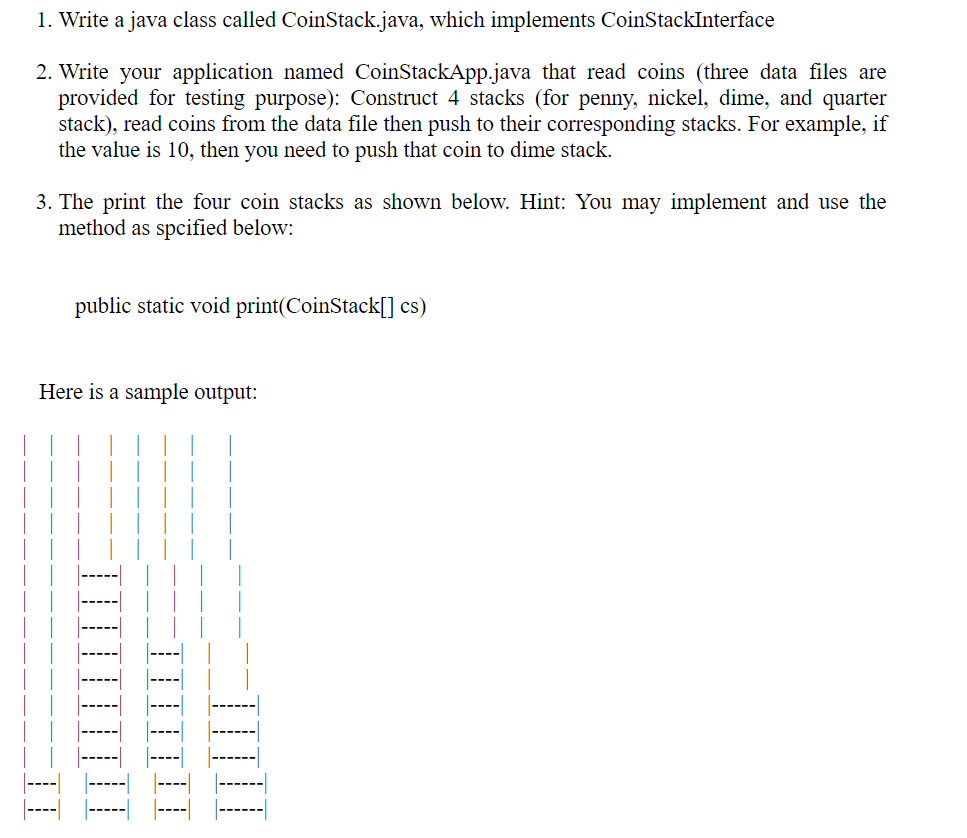 Solved In java Code Given: Coin: public class Coin{ | Chegg.com