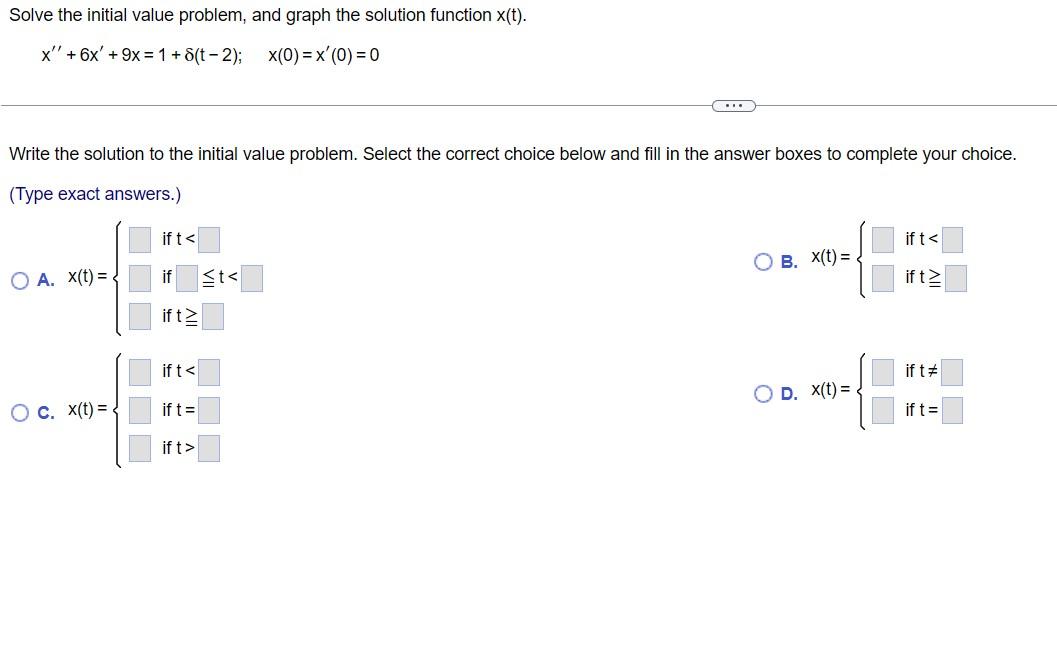 Solved Solve the initial value problem, and graph the | Chegg.com