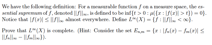 Solved We have the following definition: For a measurable | Chegg.com
