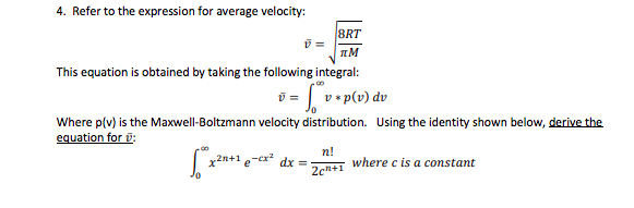Solved 4. Refer to the expression for average velocity: 02 | Chegg.com