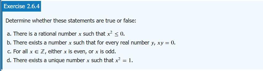 Solved Determine whether these statements are true or | Chegg.com