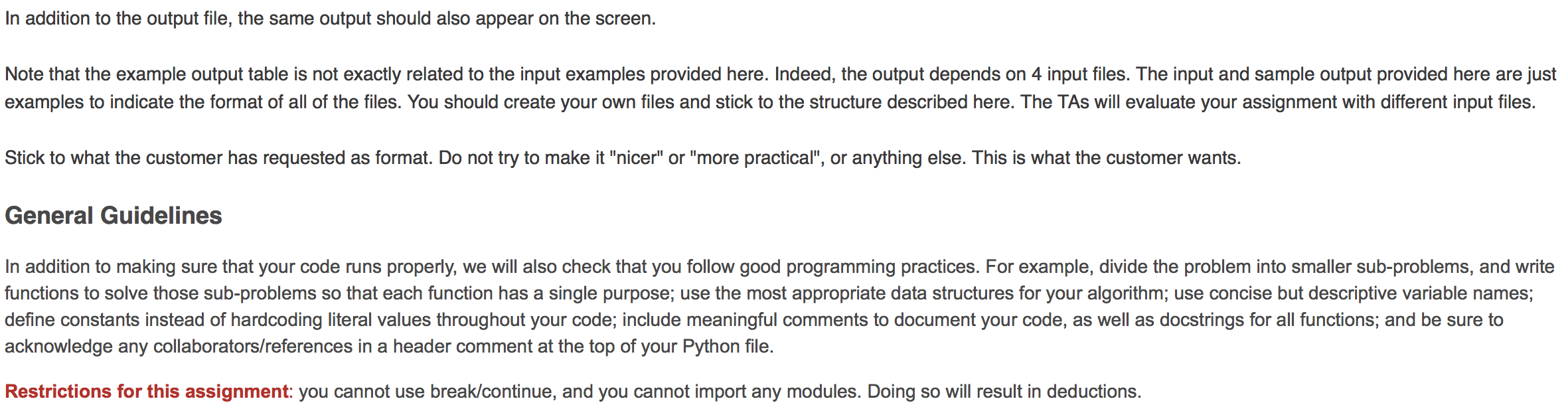 Assignment Specifications Problem: Data | Chegg.com
