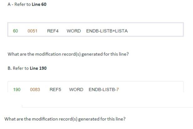 Program A Line Loc O PROGA START 0 EXTDEF LISTA, ENDA | Chegg.com