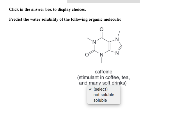 Solved Click in the answer box to display choices. Predict | Chegg.com