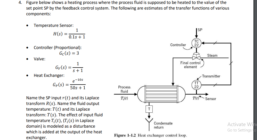 Solved 4. Figure below shows a heating process where the | Chegg.com
