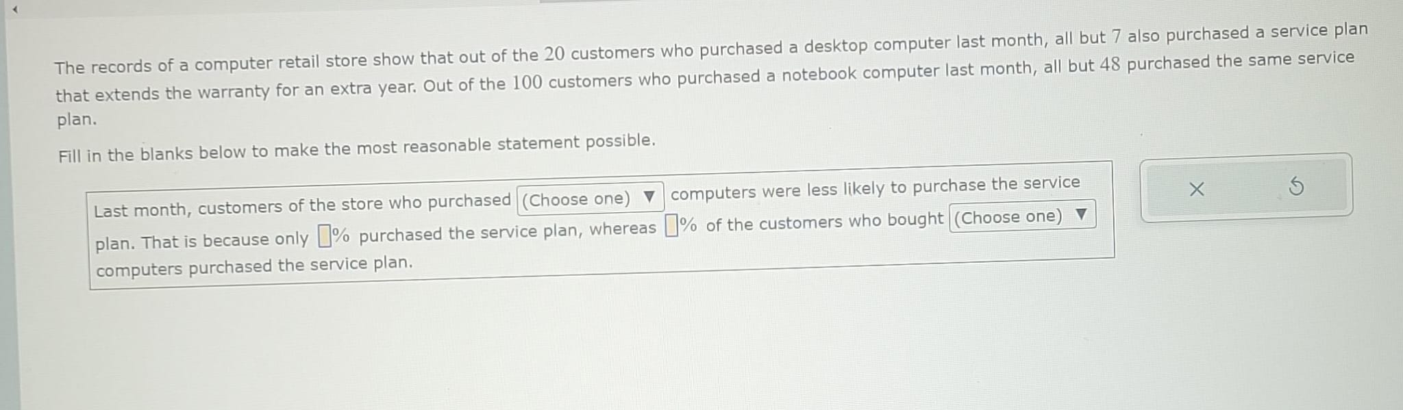Solved The records of a computer retail store show that out | Chegg.com