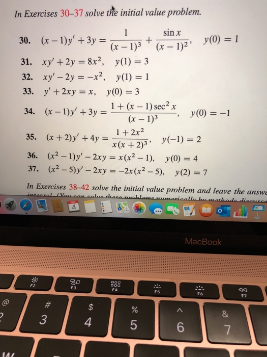 Solved In Exercises 30–37 solve the initial value problem. i | Chegg.com