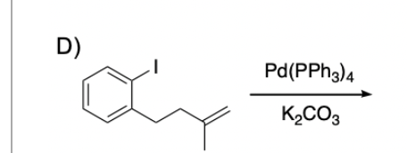 Solved D) Pd(PPh3)4 K2CO3 | Chegg.com