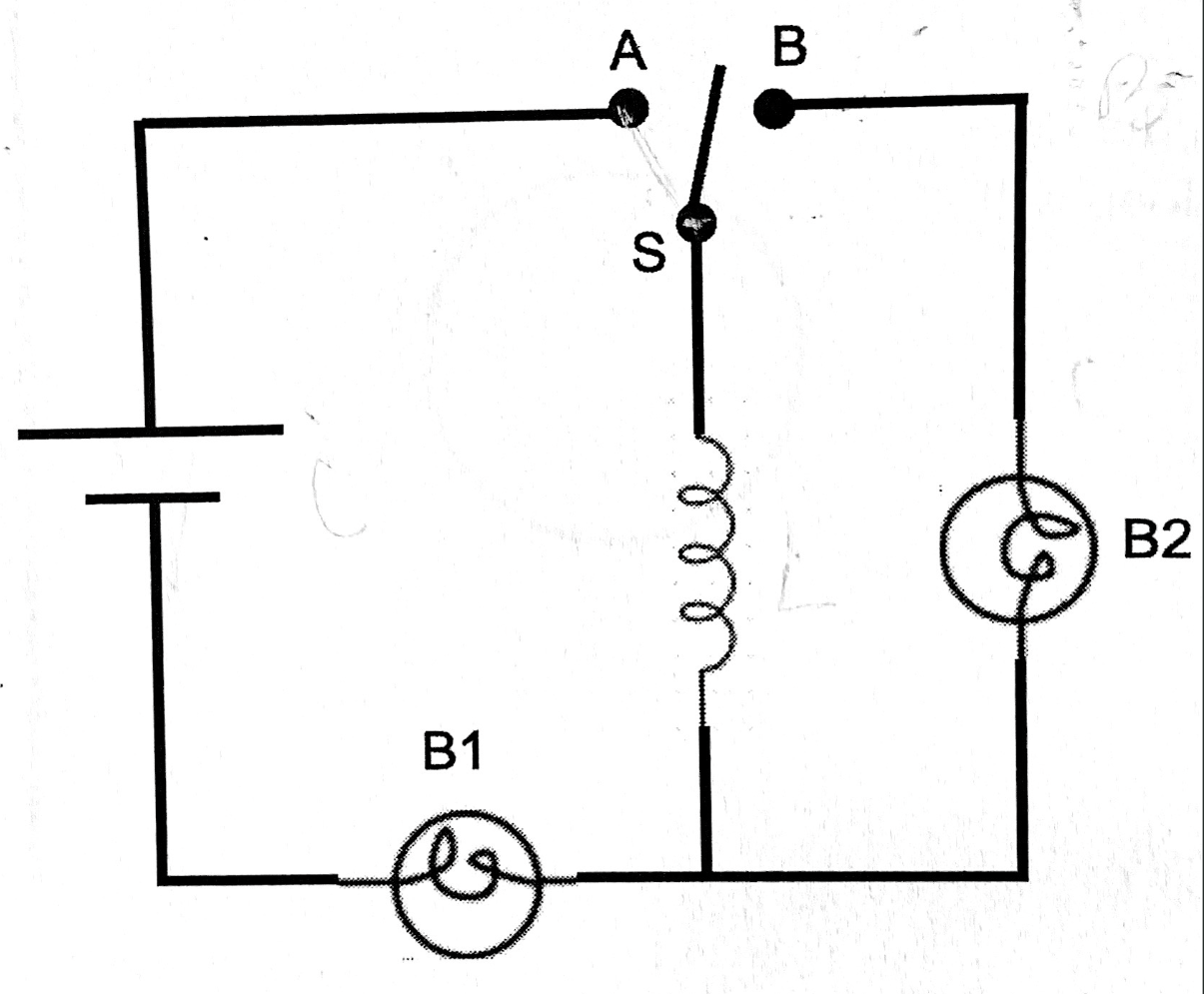 Solved The circuit below contains a battery, an inductor, a | Chegg.com
