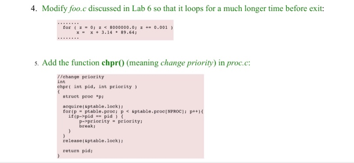 Solved 2. XV6 Process Priority Adding Process Priority In | Chegg.com
