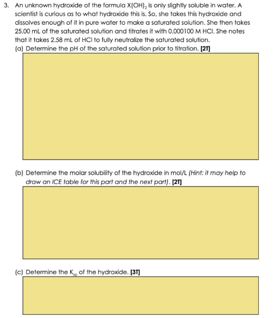 Solved 8. (i) Calculate the pH of 0.120 mol/L KCN. [5A] | Chegg.com
