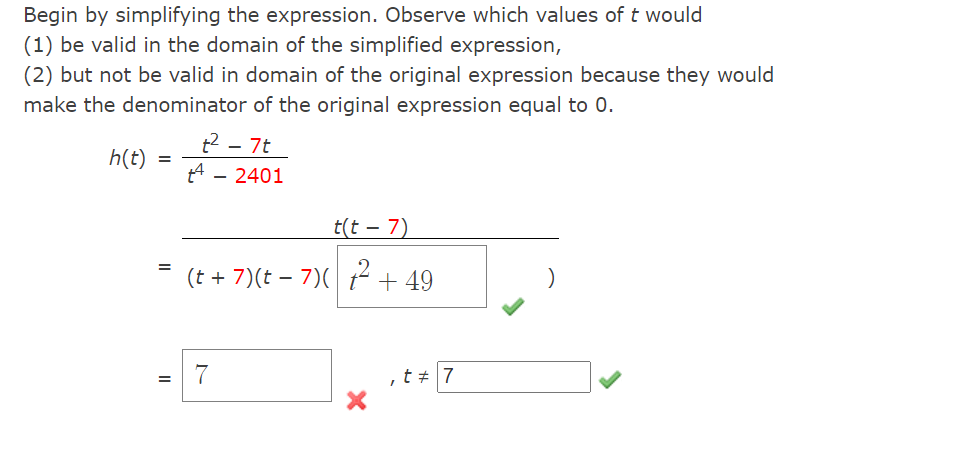 Solved Begin by simplifying the expression. Observe which | Chegg.com