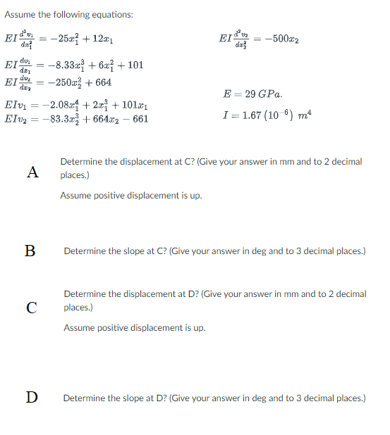 Solved Displacement - Integration You will be using | Chegg.com