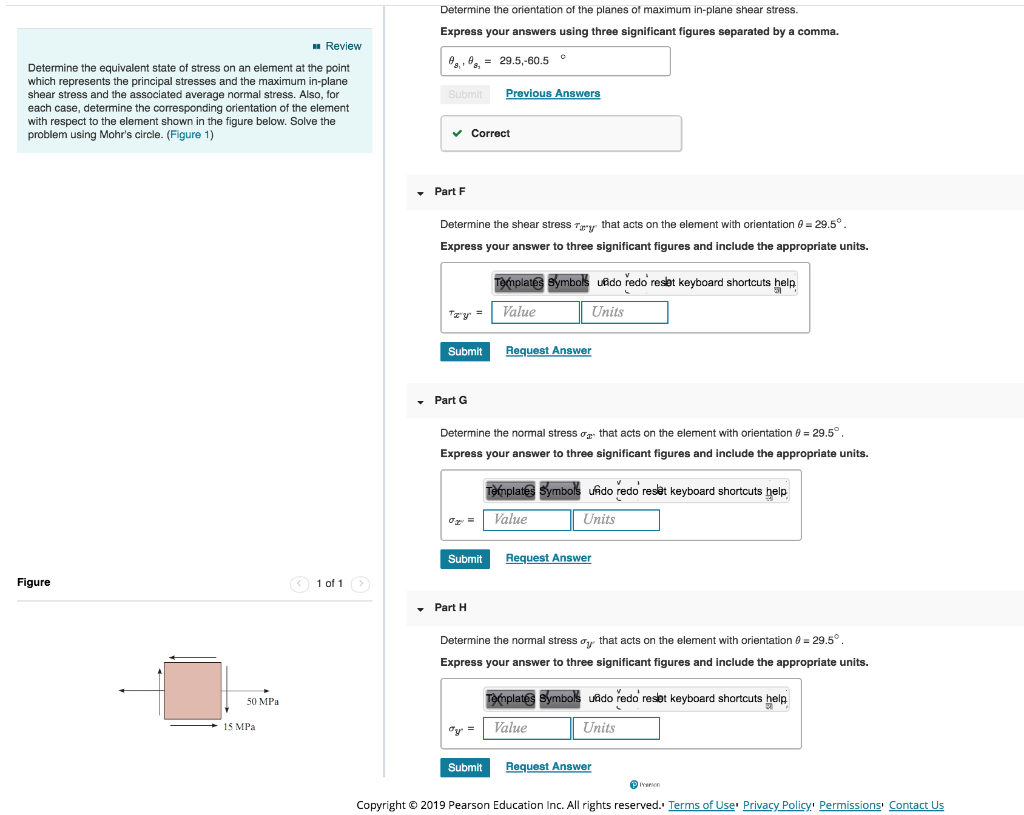 Solved THOSE are double prime values, so please find tau xy | Chegg.com