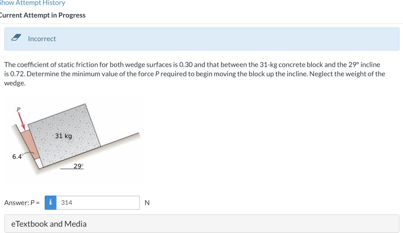 Solved Show Attempt History Current Attempt in Progress | Chegg.com