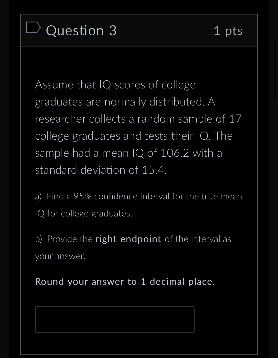 Solved Assume that Q scores of college graduates are | Chegg.com
