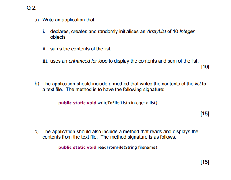 Solved Kindly write in Java and please keep the program | Chegg.com