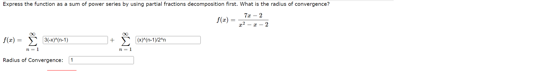 Solved Express the function as a sum of power series by | Chegg.com