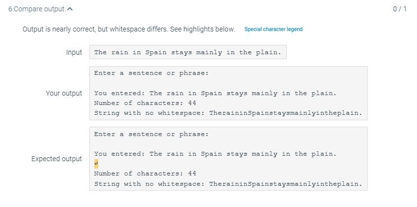 Solved 15.16 Ch 6 Warm up: Text analyzer & modifier (C++)(1) | Chegg.com