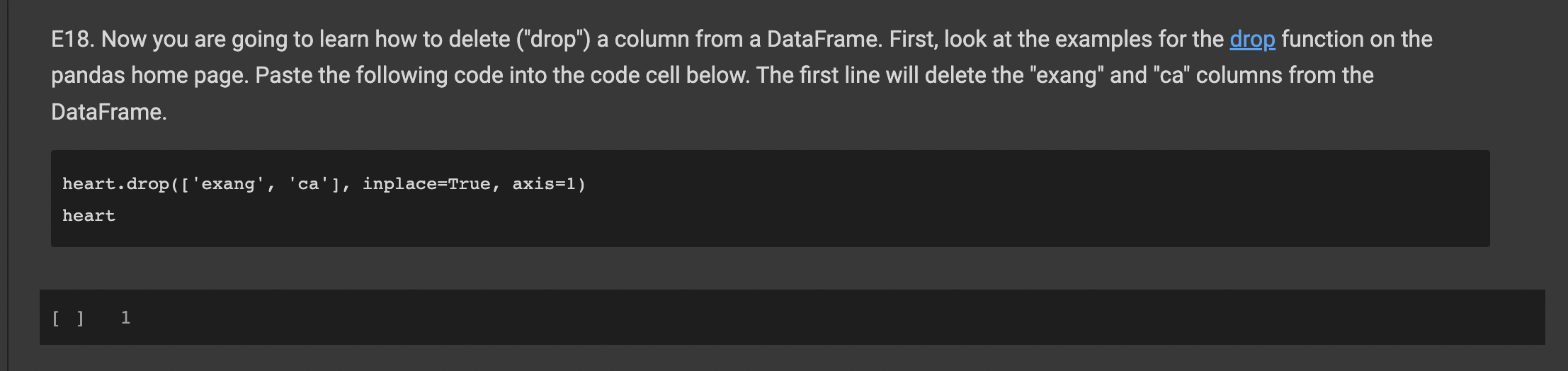Solved E12. Display the contents of the column storing the | Chegg.com