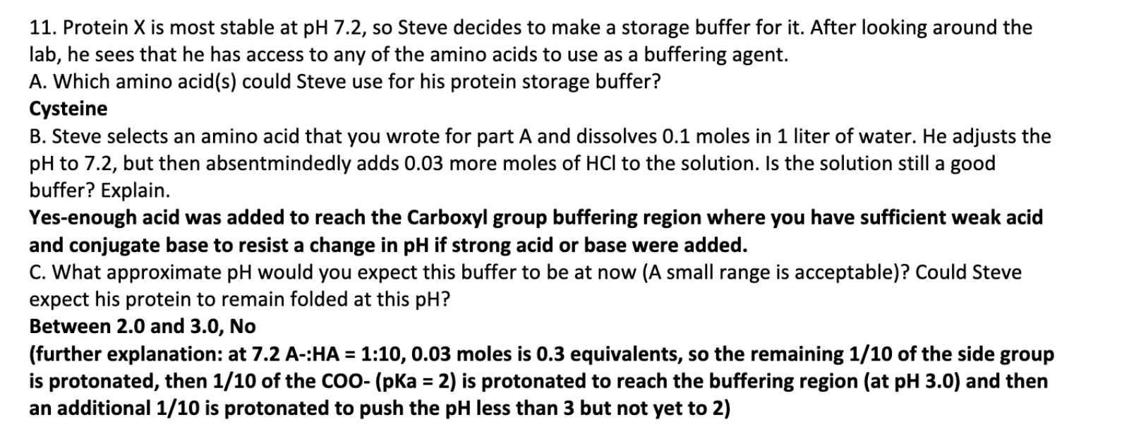 Solved Hi, could you please explain the answer to part C. I | Chegg.com