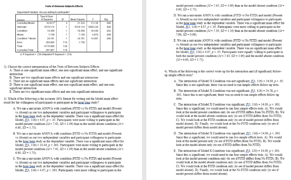 Solved model present condition-.43, SD-109) than in the | Chegg.com