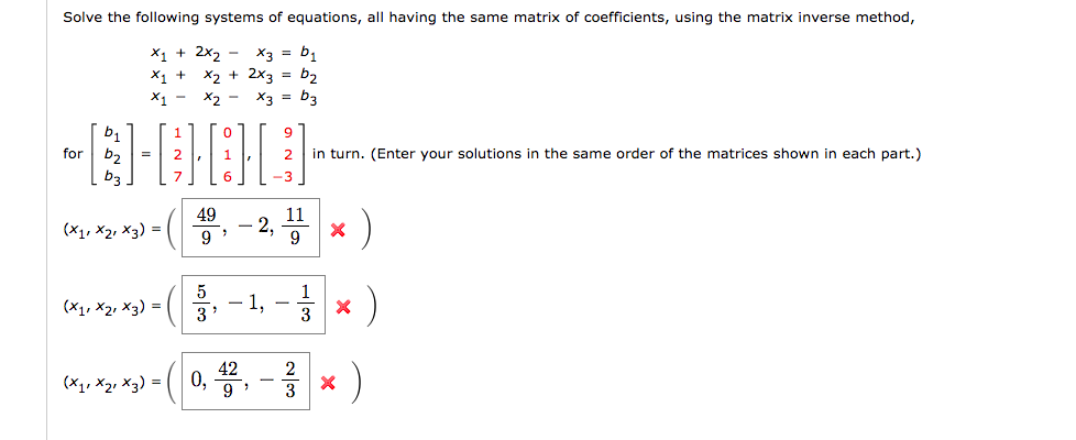 How To Solve Equations Using Matrix Inverse Method Tessshebaylo