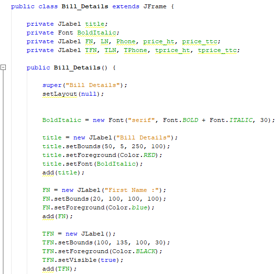Solved public class Login extends JFrame implements | Chegg.com