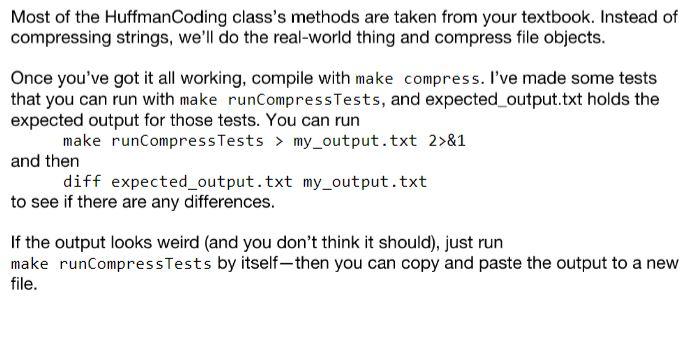 Solved We Re Going To Cheat A Little Bit In Huffmancoding H