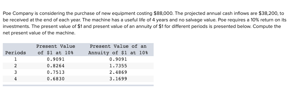 Solved A company can buy a machine that is expected to have | Chegg.com