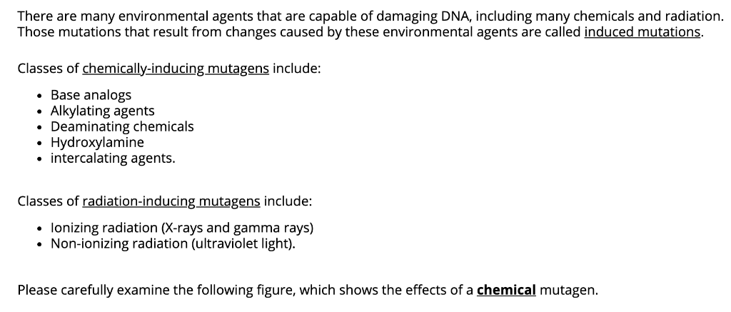 Solved There are many environmental agents that are capable | Chegg.com