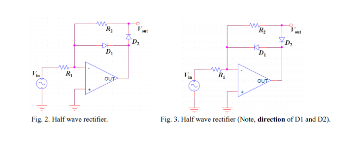 Solved (2) Complete circuit analysis for “half wave | Chegg.com