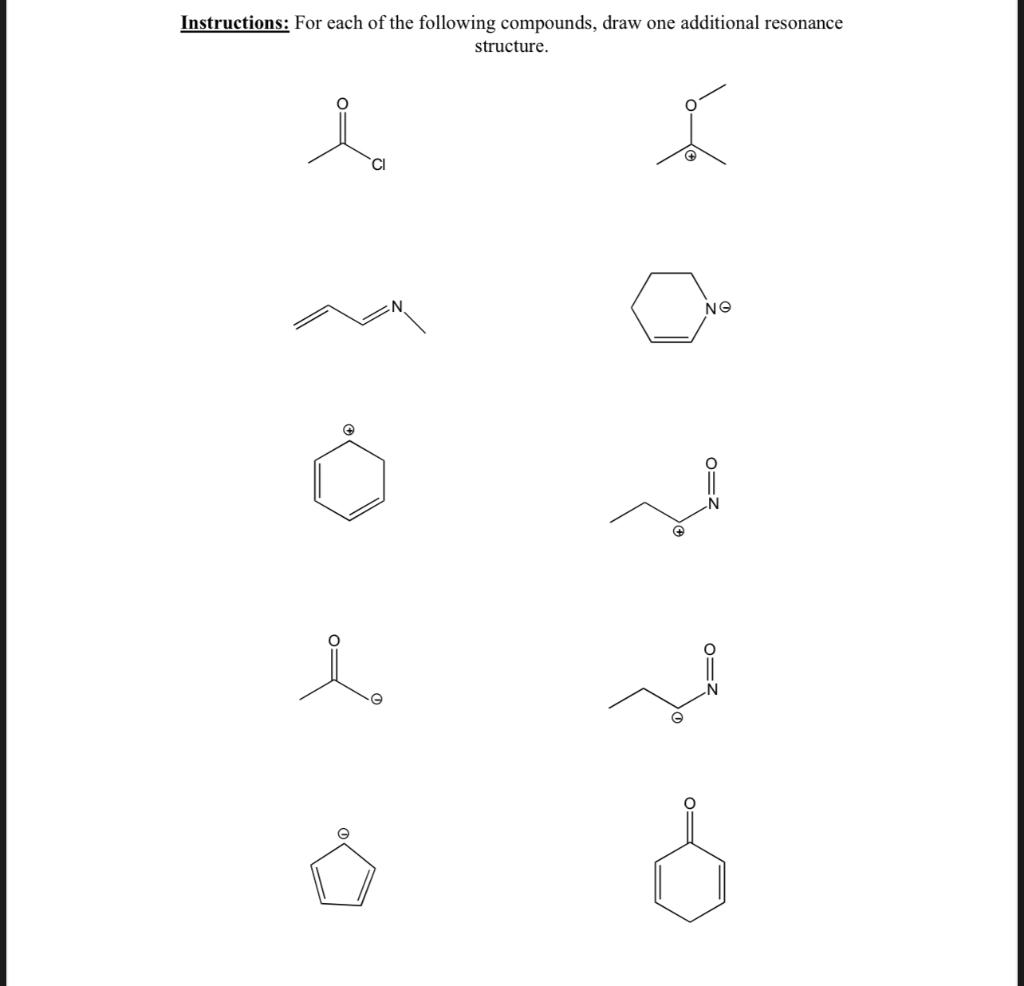 Solved For each of the following compounds, draw one | Chegg.com