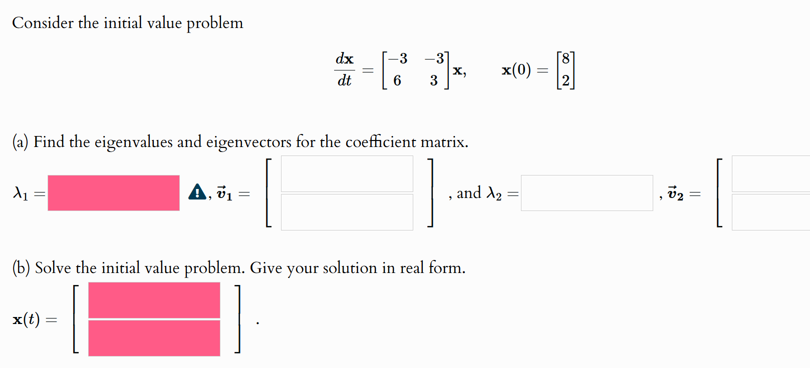 Solved Consider the initial value | Chegg.com