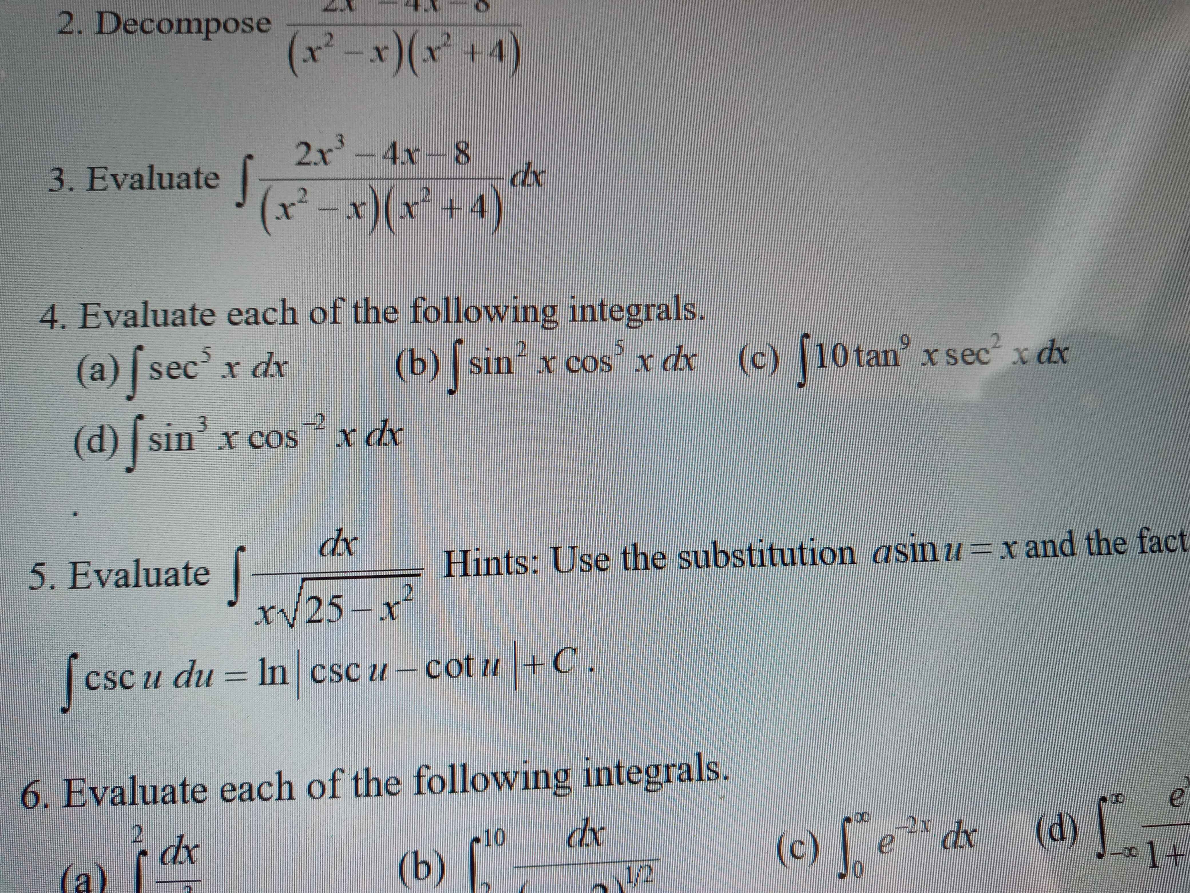 Solved Please do number 4 (please show all steps and ensure | Chegg.com