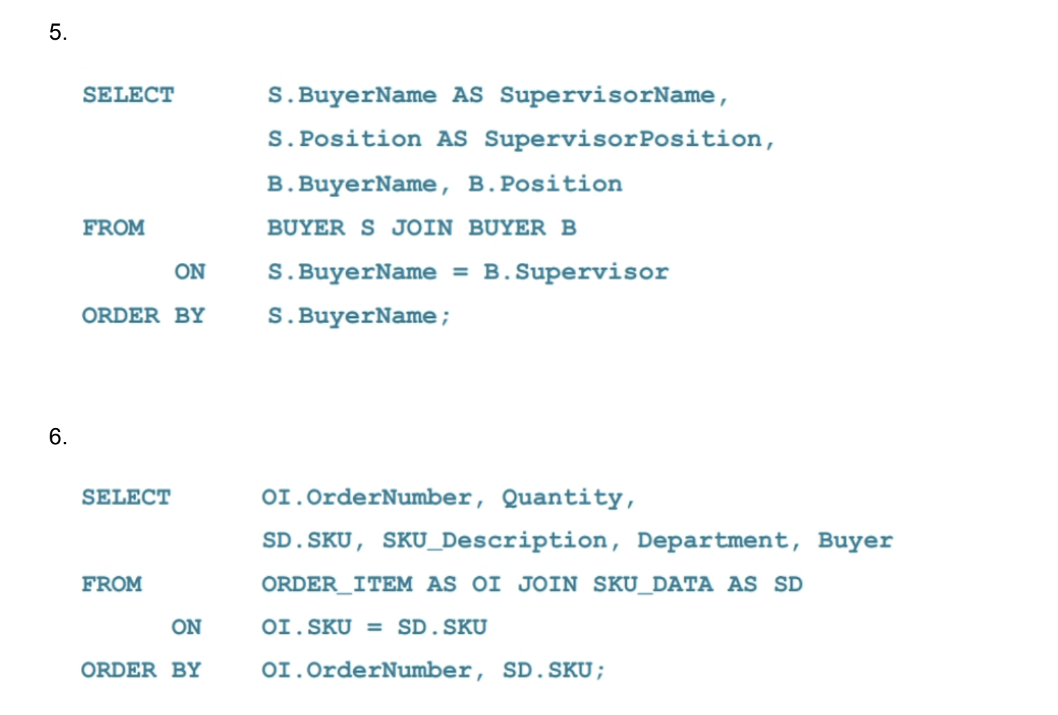 Solved \( \begin{array}{ll}\text { SELECT } & * \\ \text { | Chegg.com