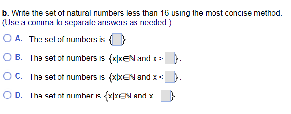 Solved Write the following sets using the listing (roster) | Chegg.com