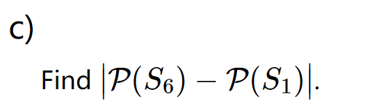 Solved a) What is S6−S1 ?∣P(S1)×P(S6)∣For any integer k, let | Chegg.com