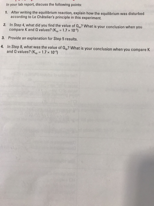 Solved gen chem 2. I have a lab report on this and confused | Chegg.com
