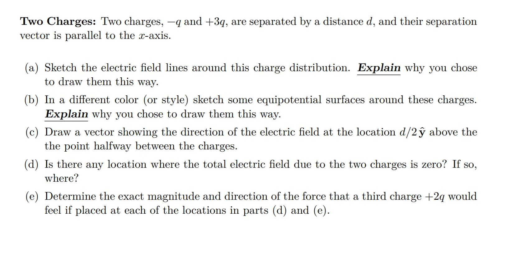 Solved You must explicitly justify any symmetry arguments | Chegg.com