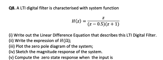 Solved Specifically ii) | Chegg.com