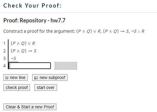 Solved Using the checker: A V Notation for logic operators | Chegg.com