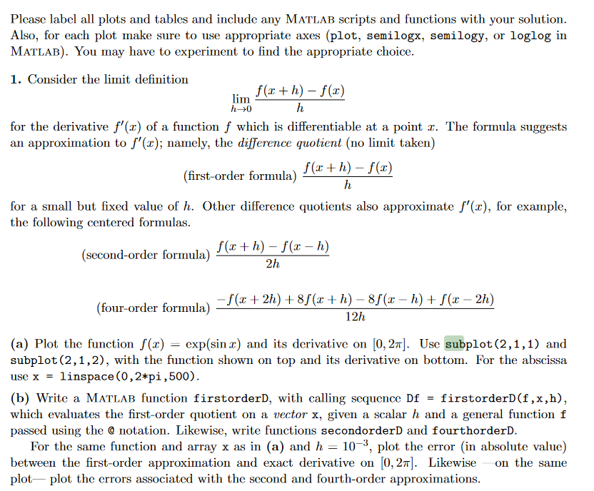Solved Please label all plots and tables and include any | Chegg.com
