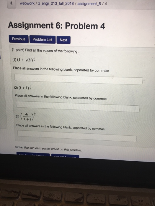 Solved webwork/z_engr 213 fall 2018/assignment 6/4 | Chegg.com