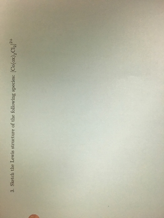 Solved 3. Sketch the Lewis structure of the following | Chegg.com