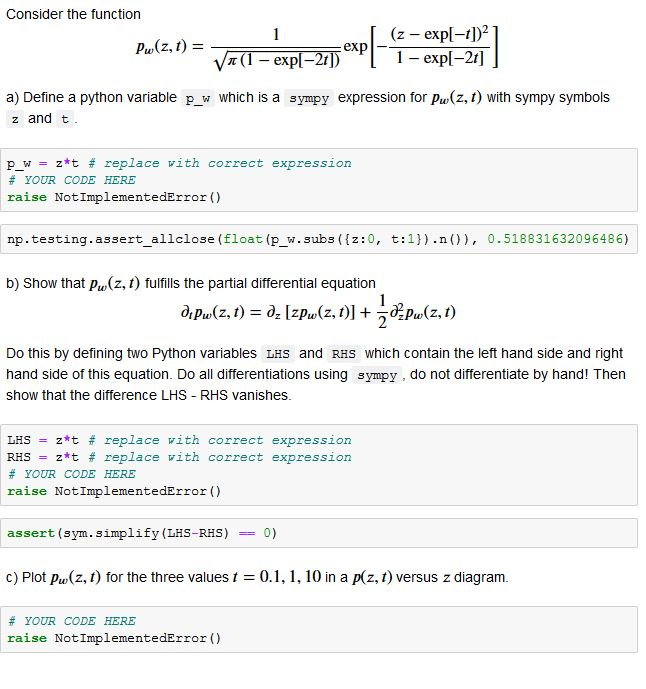 Solved Consider the function p(z-expl-1)21 1- еxpl-21] 1 | Chegg.com