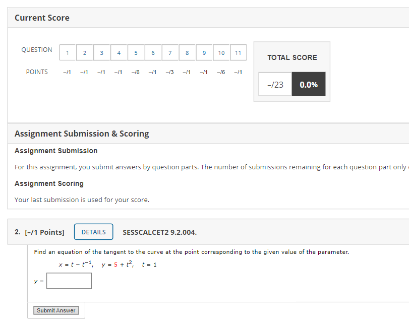 Solved Assignment Submission & Scoring Assignment Submission | Chegg.com