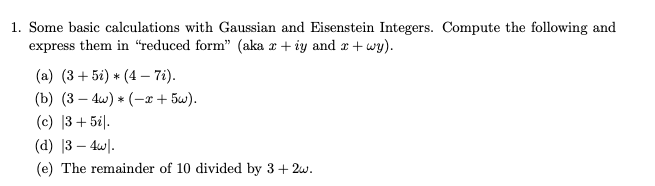 Solved 1. Some basic calculations with Gaussian and | Chegg.com