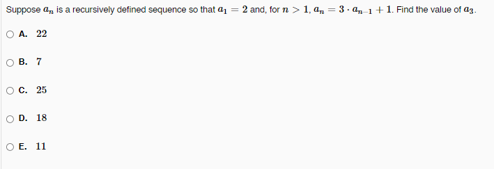 Solved Suppose ay is a recursively defined sequence so that | Chegg.com