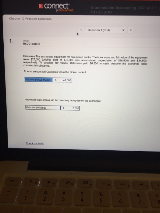 Solved 돈 connect. ACCOUNTING Chapter 10 Practice Exercises | Chegg.com